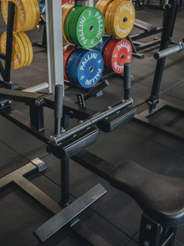 Presse à mollet assis · charge manuelle